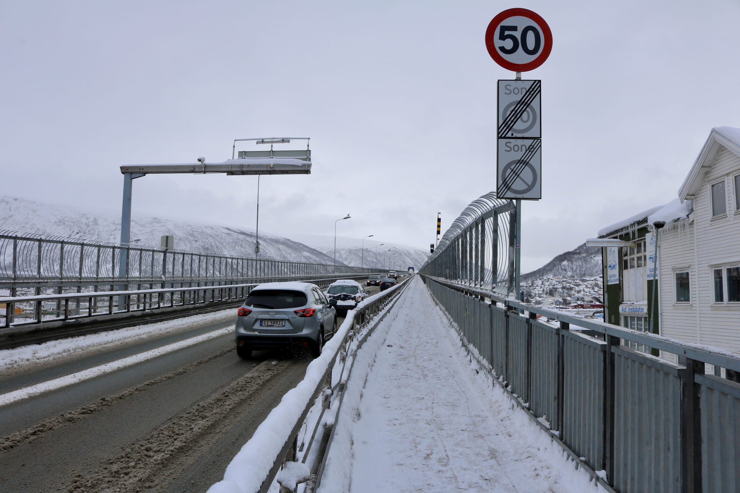 Walking Across the Tromsø Bridge: A Scenic Journey in Norway