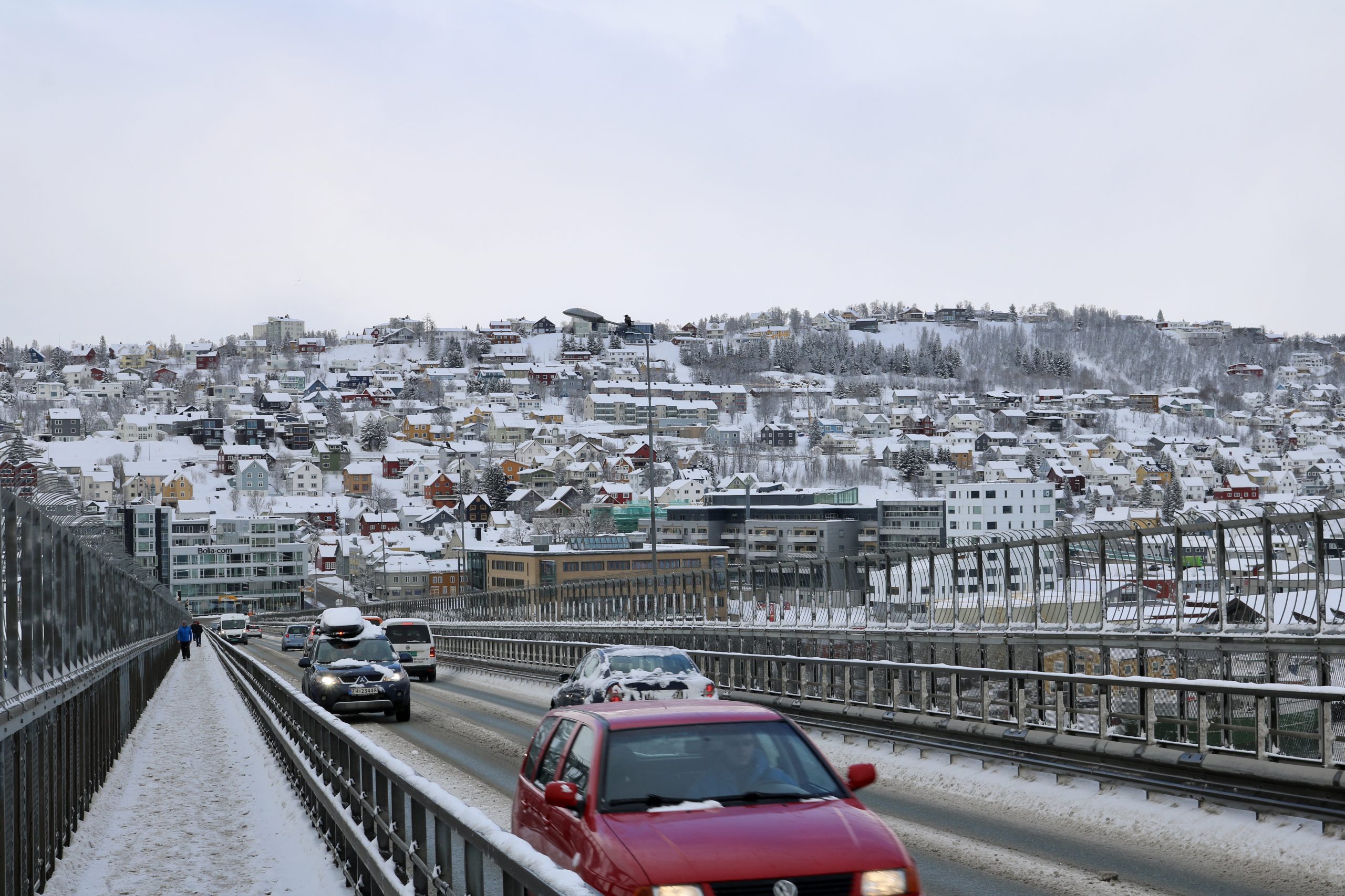 Walking Across the Tromsø Bridge: A Scenic Journey in Norway