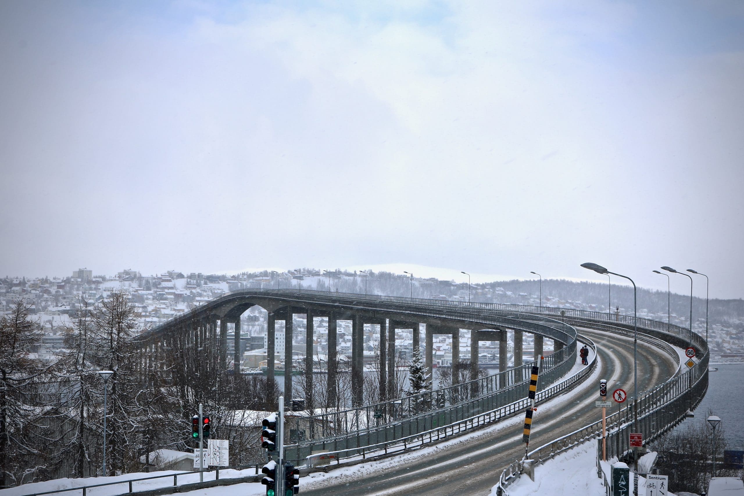 Walking Across the Tromsø Bridge: A Scenic Journey in Norway