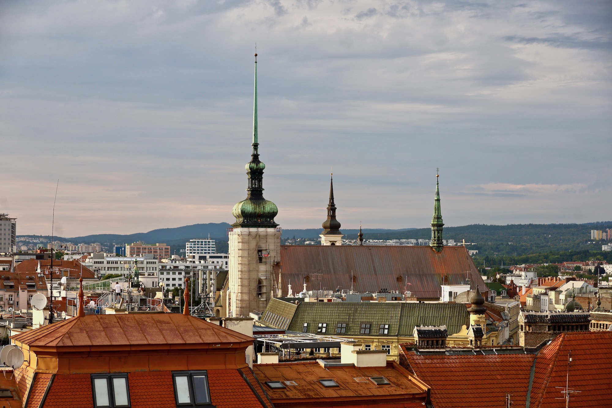 Best View of Brno from Town Hall Observation Platform