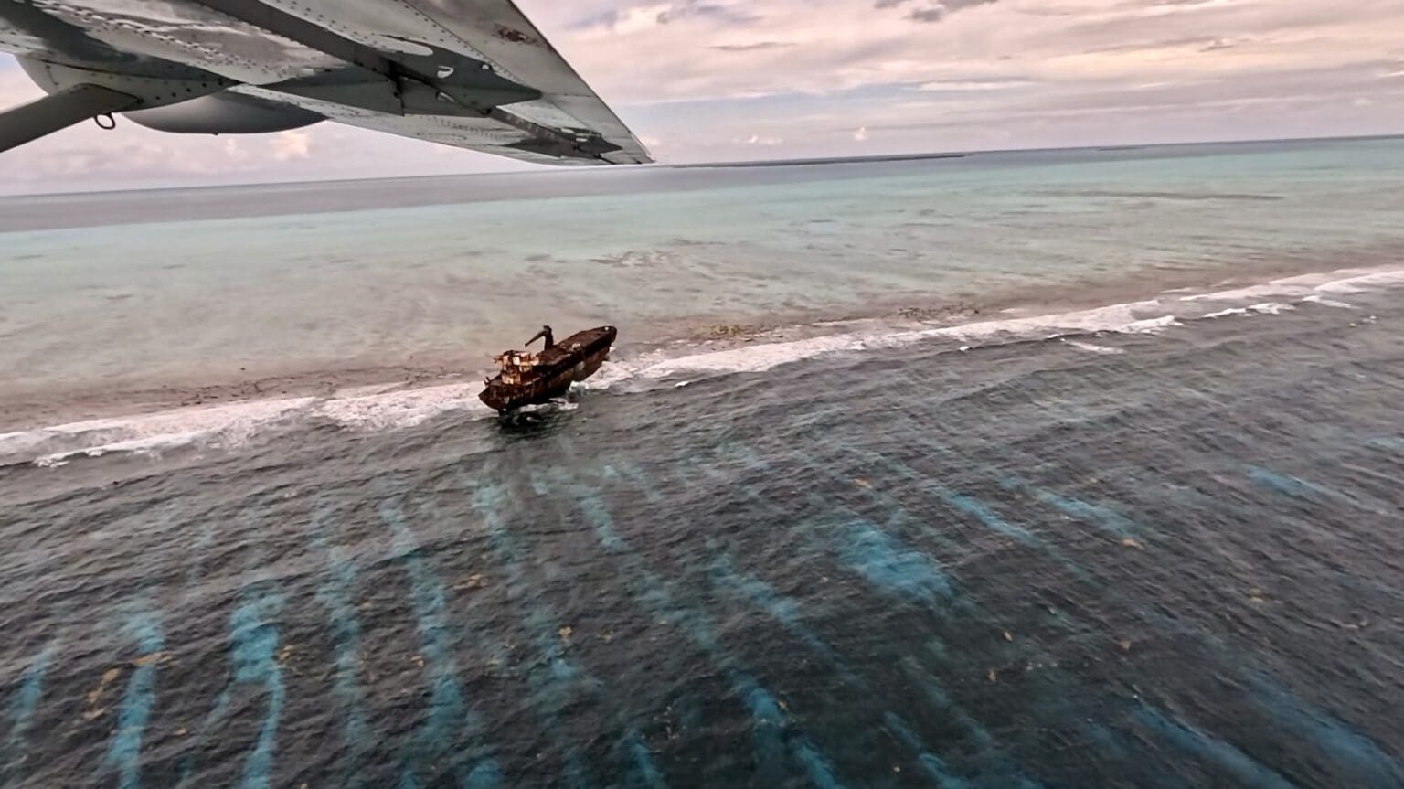 Flying Over the Great Blue Hole | Aerial Tour Experience